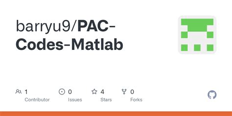 GitHub Barryu PAC Codes Matlab