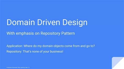 Domain Driven Design In Rails Ppt