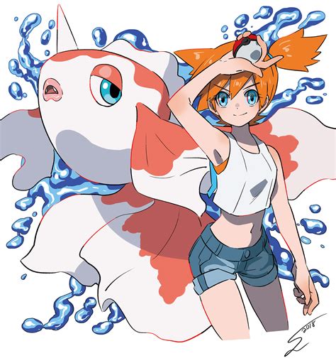 Misty And Goldeen Pokemon And 1 More Drawn By Sumomo Danbooru