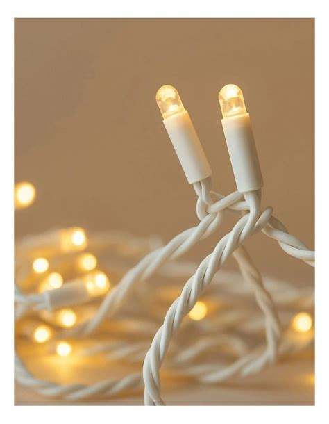 Lexi Lighting Commercial Connectable Led String Light 5m In White Myer