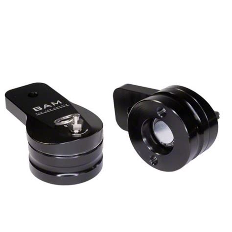 Bad Ass Mounts Jeep Gladiator 360 Degree Swivel Light Mounts Blackout