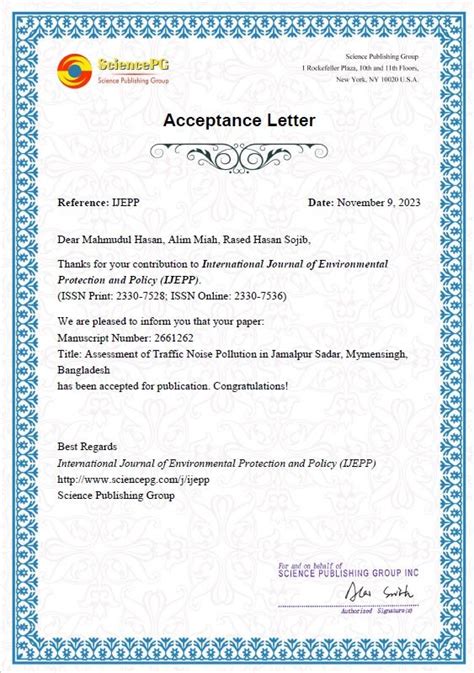 Im Thrilled To Announce That My Research Article Assessment Of Traffic Noise Pollution In