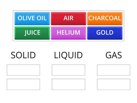 Classifying Objects Based On Their Properties Ordenar Por Grupo