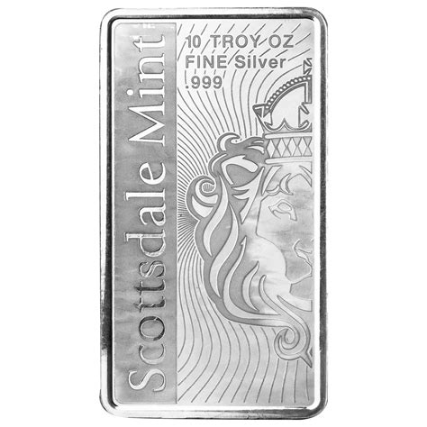 Scottsdale Vortex 10 Oz Silver Bar