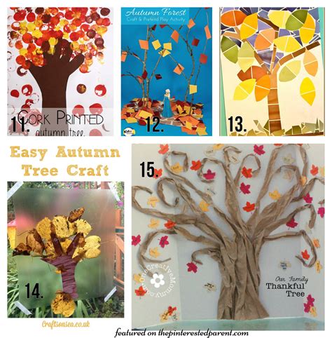 Autumn Craft Ideas For Preschoolers 50 Fall Crafts For Preschoolers