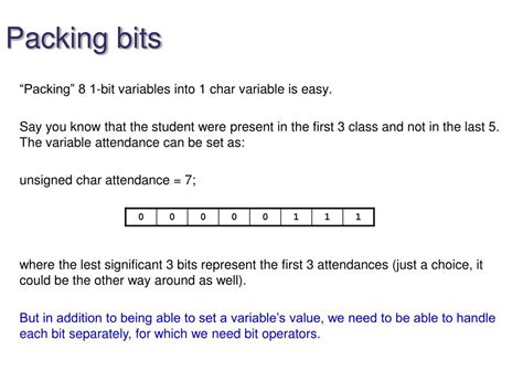 PPT Bit Operations PowerPoint Presentation Free Download ID