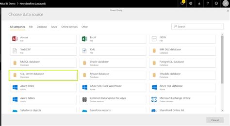 Power Bi Dataflow Self Service Data Wrangling Inside Power Bi