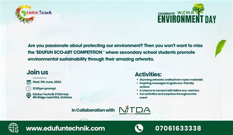 Edufun Technik Stem Hub Celebrates World Environment Day With Eco Art