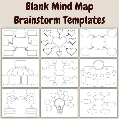 Brainstorming Map Printable