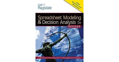 spreadsheet modeling and decision analysis a practical introduction to