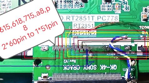 P615 P618 P715 P8 A8 Rt2851 2 60 Pin To 1 51pin Youtube