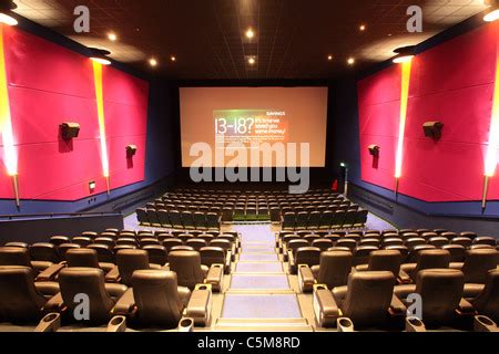 Interior Of Vue Cinemas Stock Photo Alamy