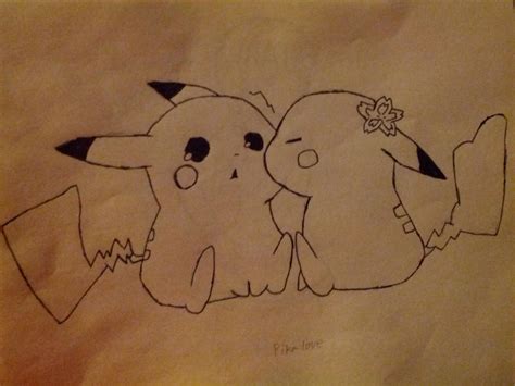 Pikachu Love By Xxteamzeroxx On Deviantart