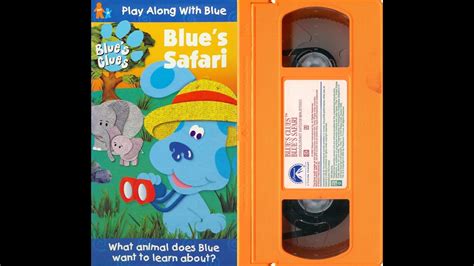 Opening To Blues Clues Blues Safari Us Vhs 2000 Youtube