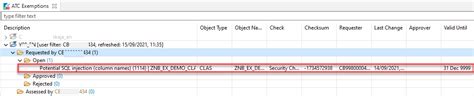 How To Create And Approve ATC Exemptions In ABAP D SAP Community