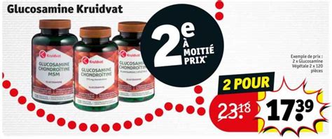 Promo Glucosamine Kruidvat Chez Kruidvat Icatalogue Fr