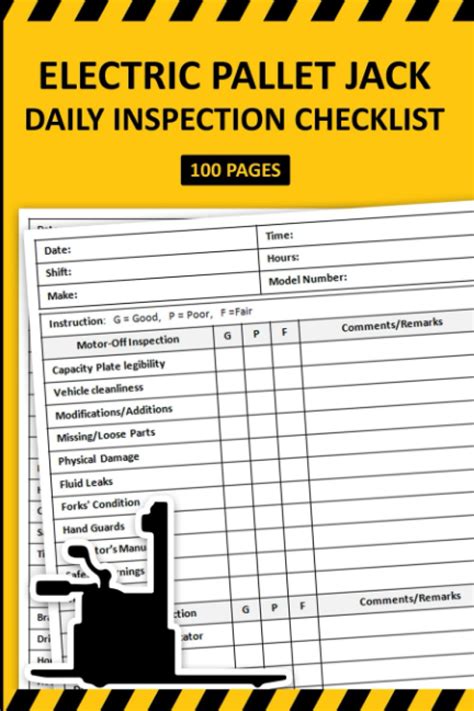 Electric Pallet Truck Safety Checklist At Steven Payton Blog