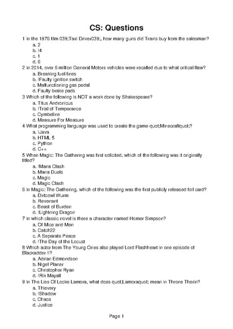 Cs124 Pset 9 Cs124 Pset 9 Cs Questions 1 In The 1976 Film 039taxi