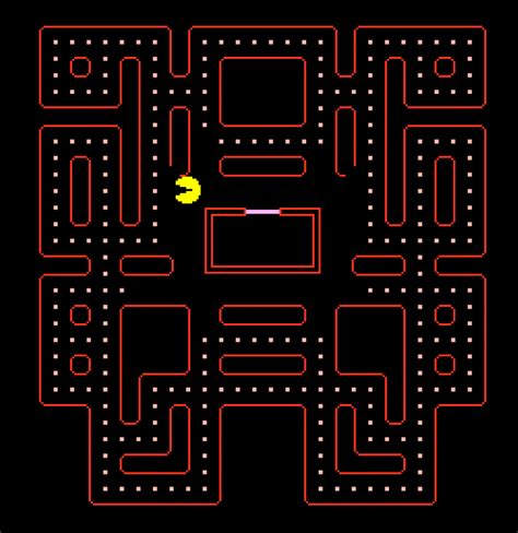 Pac Man Maze Background