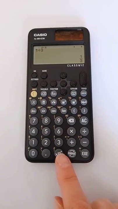 No S To D Button On The Casio Fx 991cw Calculator How To Convert Between Fraction And Decimal