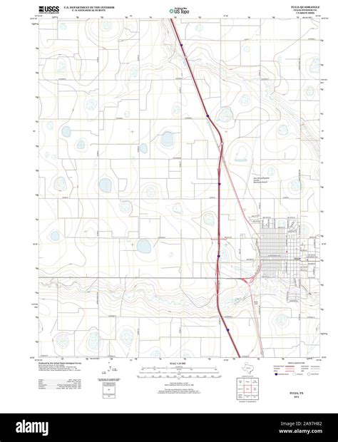 Map Of Tulia Cut Out Stock Images And Pictures Alamy