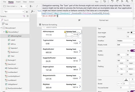 Power Apps Guide Formulas Show Running Totals Power Apps Guide Blog