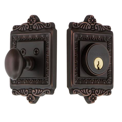 Nostalgic Neo Classical Egg And Dart Deadbolt 102 X 67mm Timeless Bronze