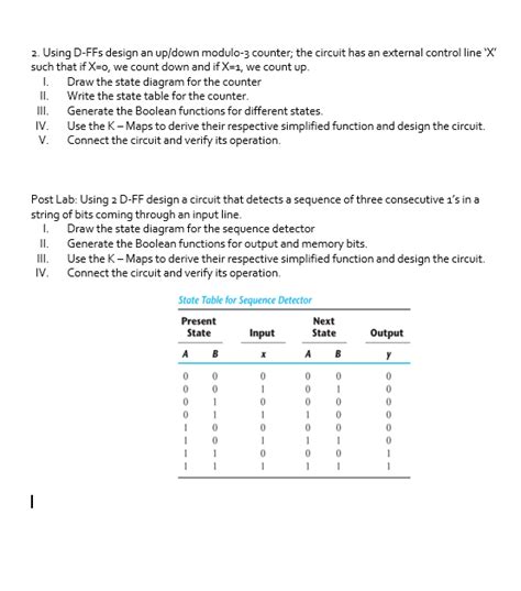 2 using d ffs design an up down modulo 3 counter