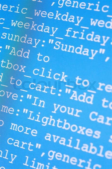 Html Codes Stock Image Colourbox Html Codes Stock Image Colourbox