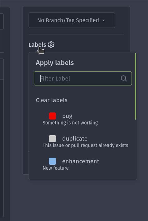 Clear Labels Should Remove Checkmarks In Popup · Issue 22222 · Go Giteagitea · Github
