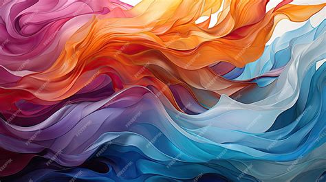 Premium Ai Image Energy Flow Abstract Background