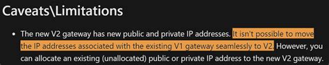 For Application Gateways V1 Sku We Now Know That We Will Need To Migrate Them To V2 In