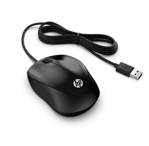 Компьютерная проводная мышка HP. Универсальная конструкция позволяет ...