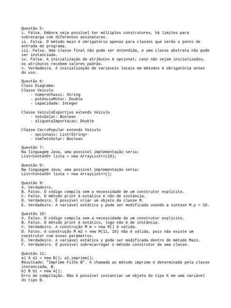 Oo Exercises Solutions Pdf Método Programação De Computadores