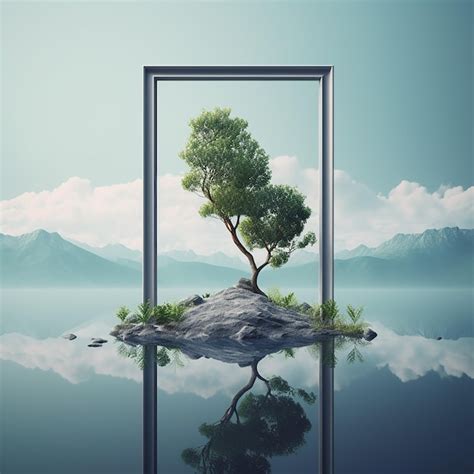 Minimalist Simple Peaceful Wallpaper Made By Ai Premium Ai Generated