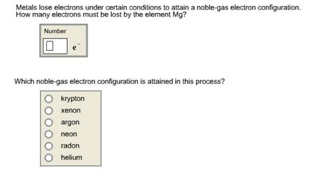solved metals lose electrons under certain conditions to