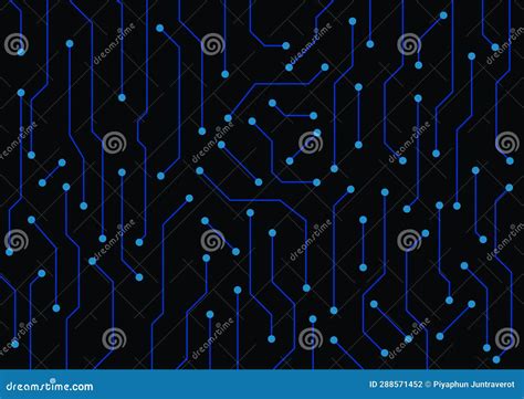 graphics design circuit on mainboard with circuit illustration stock