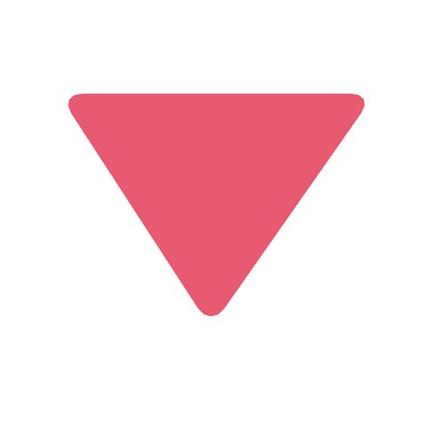 Red Triangle Pointed Down Vector SVG Icon SVG Repo