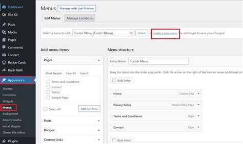 How To Create And Manage Navigation Menus In Wordpress Quick Guide Tech Training Hq