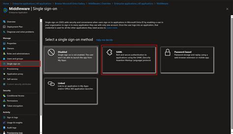 Middleware Sso Microsoft Entra Id Setup