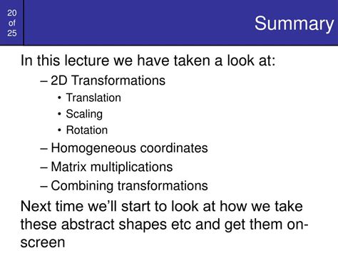 Ppt Computer Graphics 3 2d Transformations Powerpoint Presentation