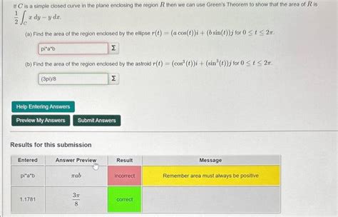Solved If C Is A Simple Closed Curve In The Plane Enclosing Chegg
