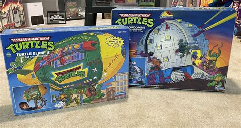 Tmnt Technodrome Turtle Blimp 2 Ii 1988 Vintage Figures 4595832741
