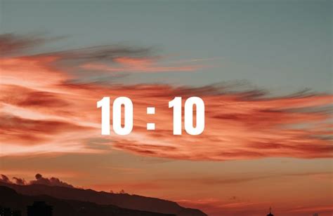 Lheure Miroir 10h10 Quelle Est La Signification De Cette Heure