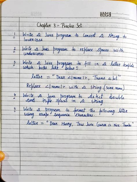 Chapter 3 Practice Set Pdf