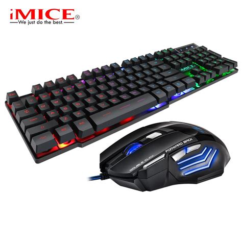 104 Keycaps Rgb Backlight Keyboard And Mice Set Fo Grandado