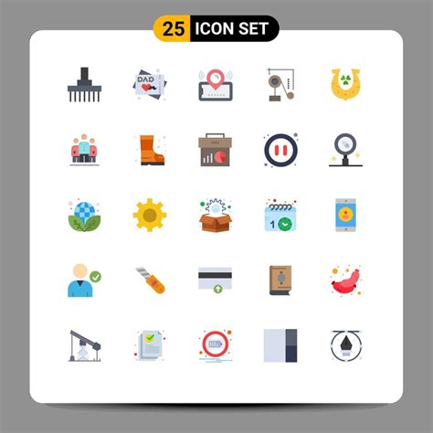 Set Of 25 Modern Ui Icons Symbols Signs For Clover Education Map