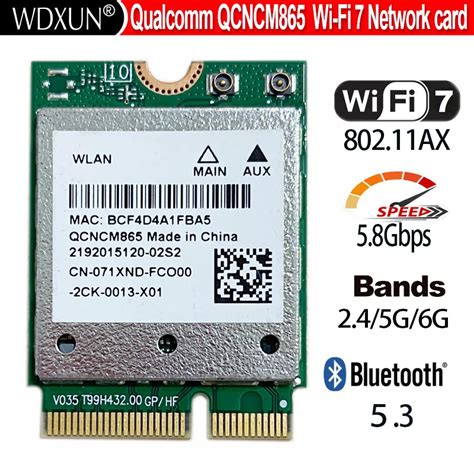 Qualcomm WiFi QCNCM WI FI BT Combo Module Bluetooth Up To