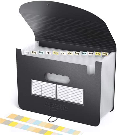 Buy Abc Life Accordian File Organizer Letter Size Expanding File