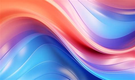 Premium Photo Abstract Pastel Waves Wallpaper Background